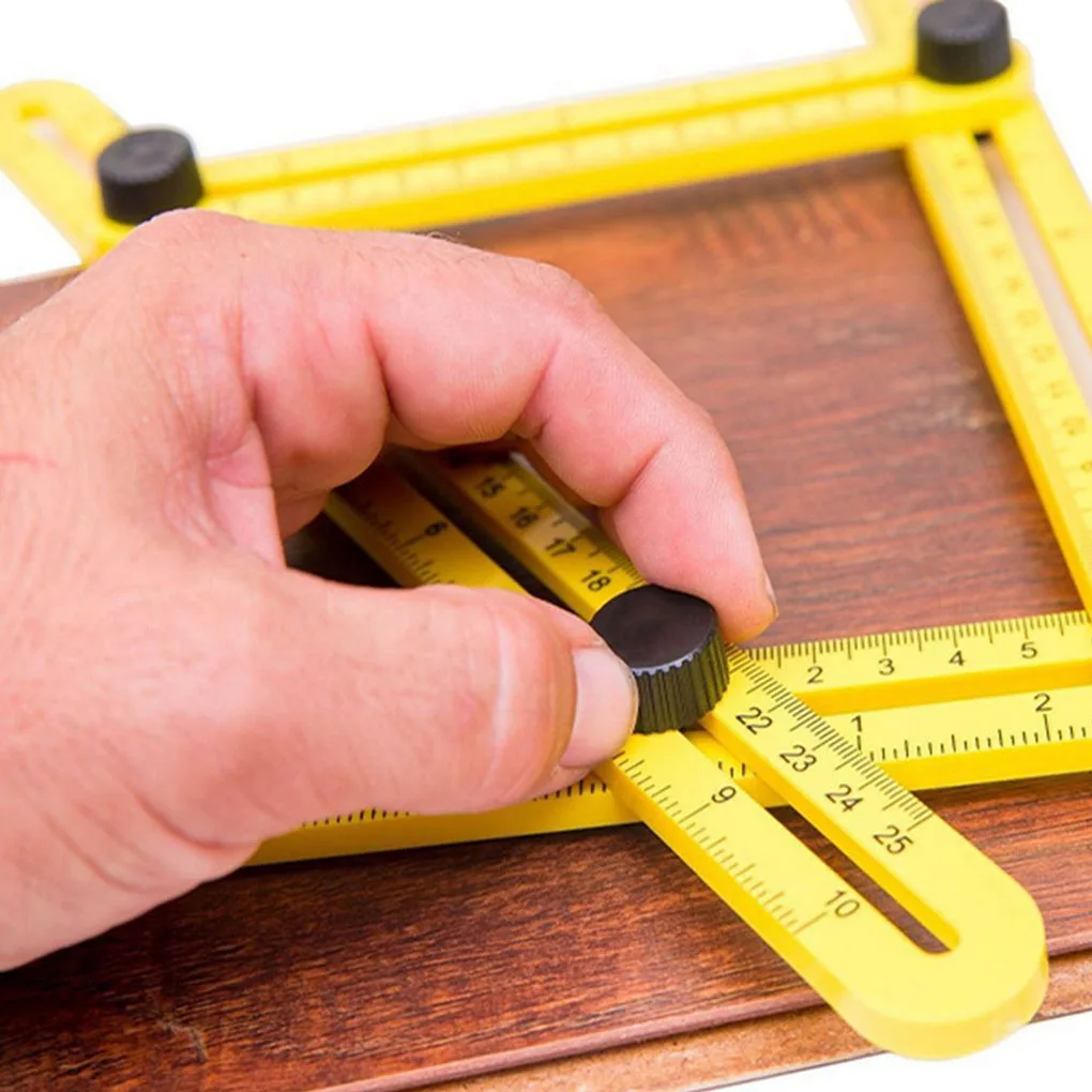 Four-Sided Ruler Angleizer Template Measuring Instrument Gauging ...