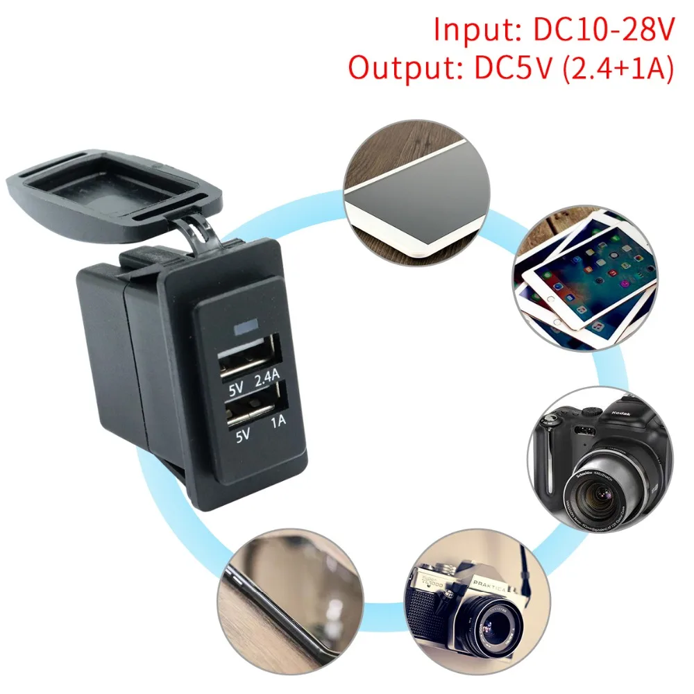 Upgraded Dual Port Usb Chargers With 3.1a Output Marine Usb Charger ...