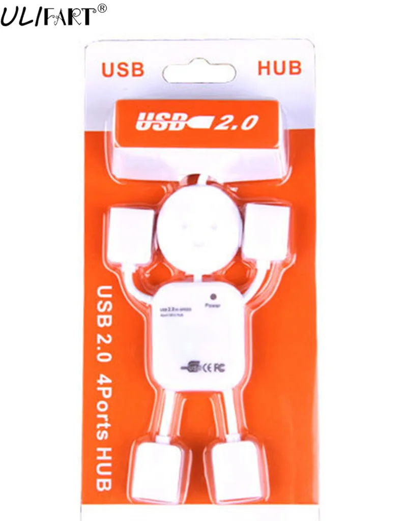 ULIFART Adaptador de Cable divisor humanoide USB de alta velocidad para ...