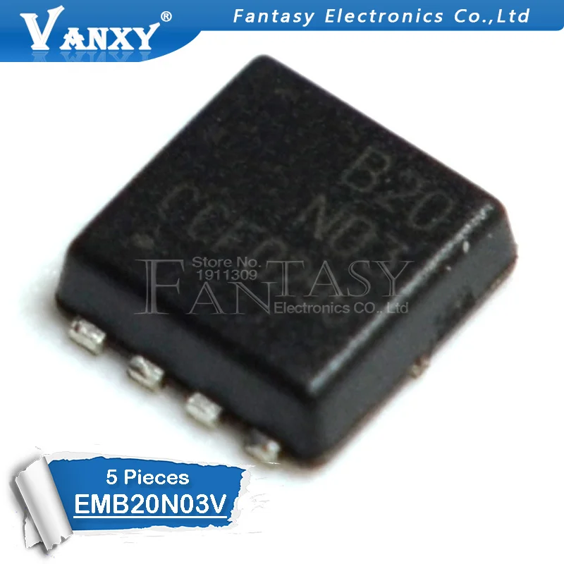 5PCS EMB20N03V DFN33 EMB20N03 DFN33 B20N03 QFN New Original-in ...