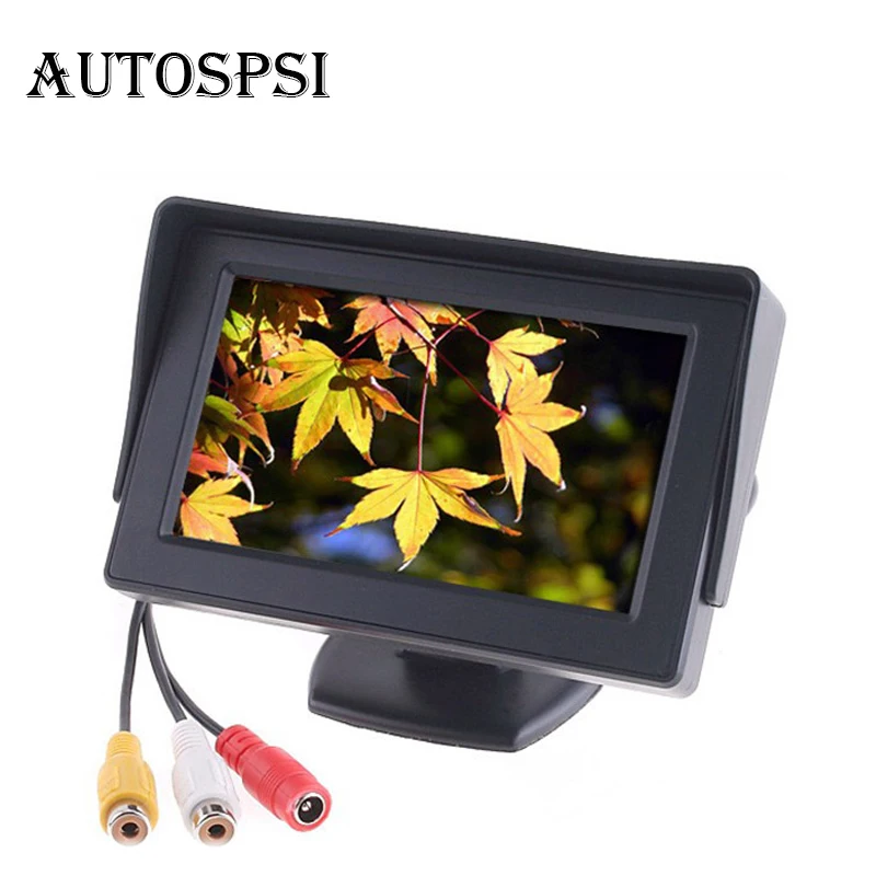 Car Monitor 4.3" Screen For Rear View Reverse Camera TFT LCD Display HD ...