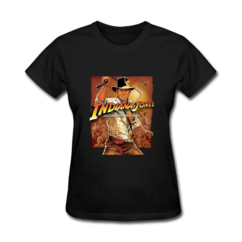 Women's Indiana Jones Logo Short Sleeve T-shirt Xxl - T-shirts - AliExpress
