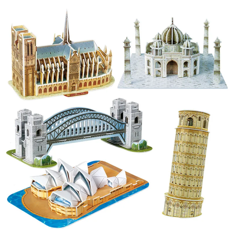 매직 퍼즐 최소 3D 퍼즐 규모 종이 미니어처 에펠 타워 브리지 벽 사탑 3d 퍼즐|3d puzzle|puzzles for ...