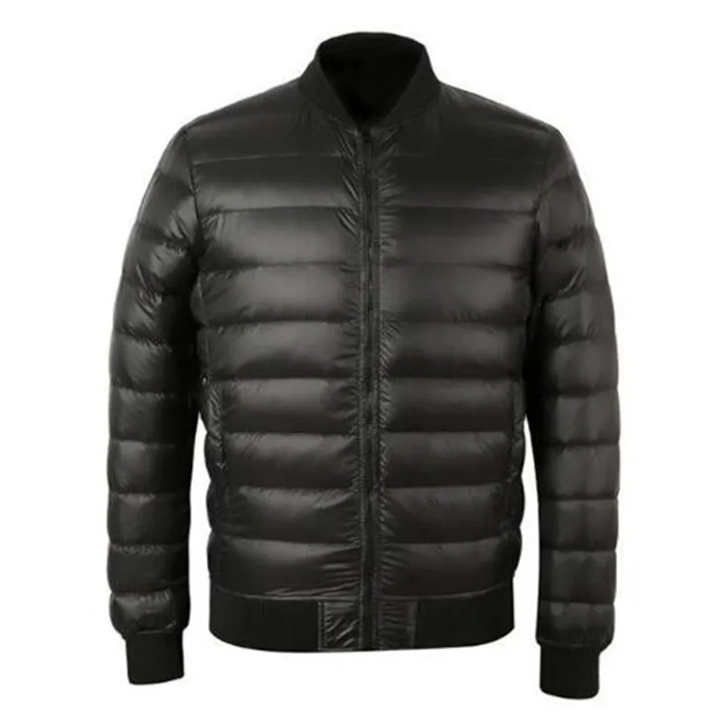 2018 Casual Brand Duck Down Jacket Men Winter Warm Coat Men's Stand ...