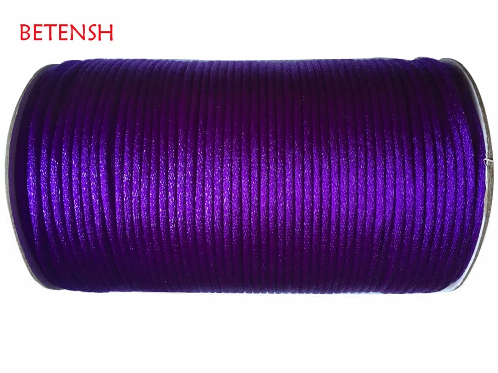Aliexpress.com : Buy 3mm+Purple Rattail Satin Nylon Cord+Jewelry ...
