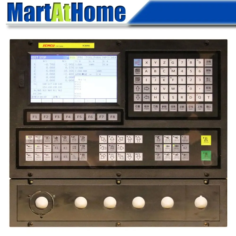 XC809D 3~6 Axis USB CNC Control System Controller Support FANUC G code ...