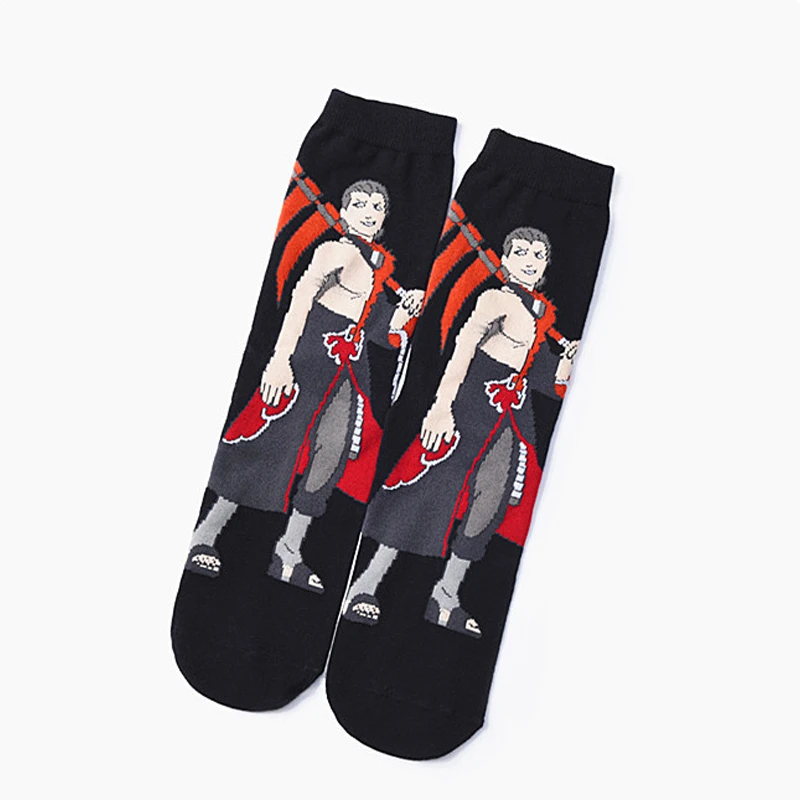 Naruto Akatsuki Cosplay Sock Uchiha Itachi Orochimaru Anime Socks Women ...