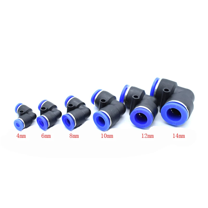 Push-in Fittings Pneumatic Quick Connect Fittings - Push-in Air Water ...