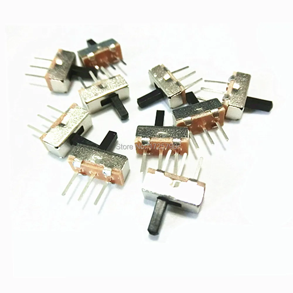 20pcs Ss12d00g3 2 Position Spdt 1p2t 3 Pin Pcb Panel Mini Vertical Slide Switch Favorable Price ...