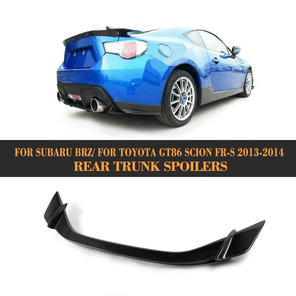 Carbon Fiber Rear Trunk Boot Spoiler Lip Wing for Subaru BRZ for Toyota ...