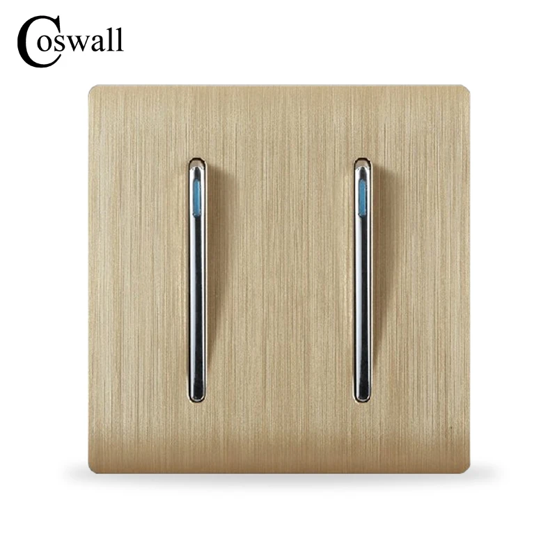 Free Shipping, Kempinski Wall Switch, 2 Gang 1 Way Light Switch ...