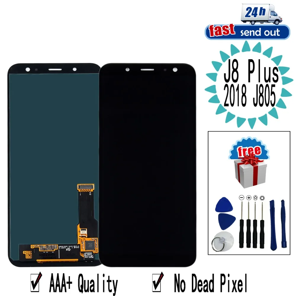 J805 Lcd For Samsung Galaxy J8 Plus 2018 J8+ Sm-j805 Lcd Display Lcd ...
