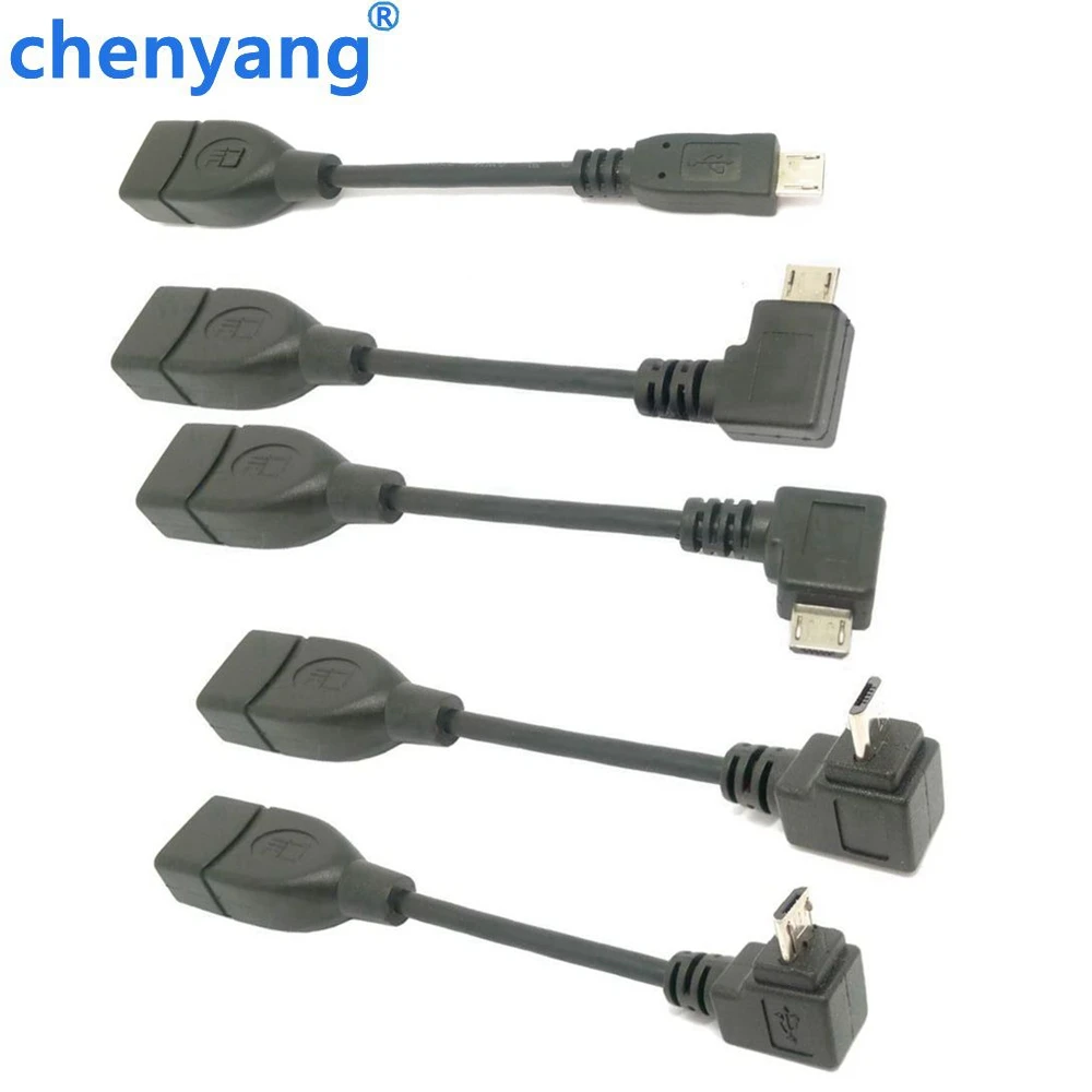 90 Degree Up & Down&left& Right Angled Connector Micro Usb 2.0 Male To ...