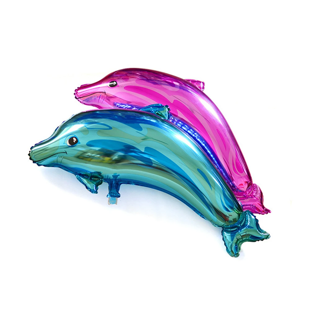 Cartoon Animal Foil Balloon For Birthday Party Cute Dolphin Balloons ...