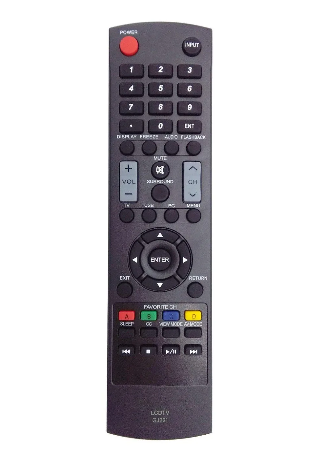 New-GJ221-Remote-Control-fits-for-SHARP-TV-0980-0306-3200-098003063200 ...