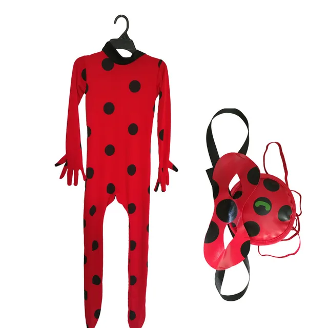 kids Lady bug Costumes,New Ladybug Cosplay Jumpsuit for Adult Kids ...