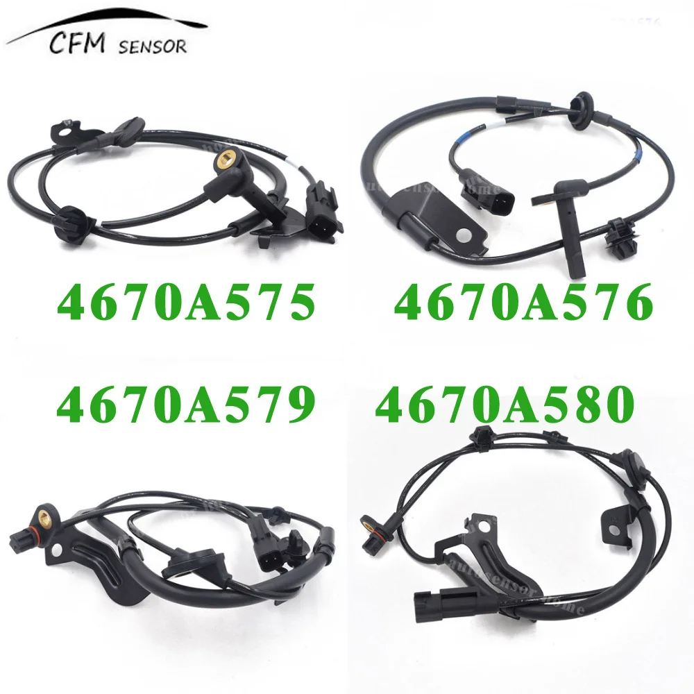 New 4pcs Front Rear ABS Wheel Speed Sensors Set Fits Mitsubishi Lancer ...