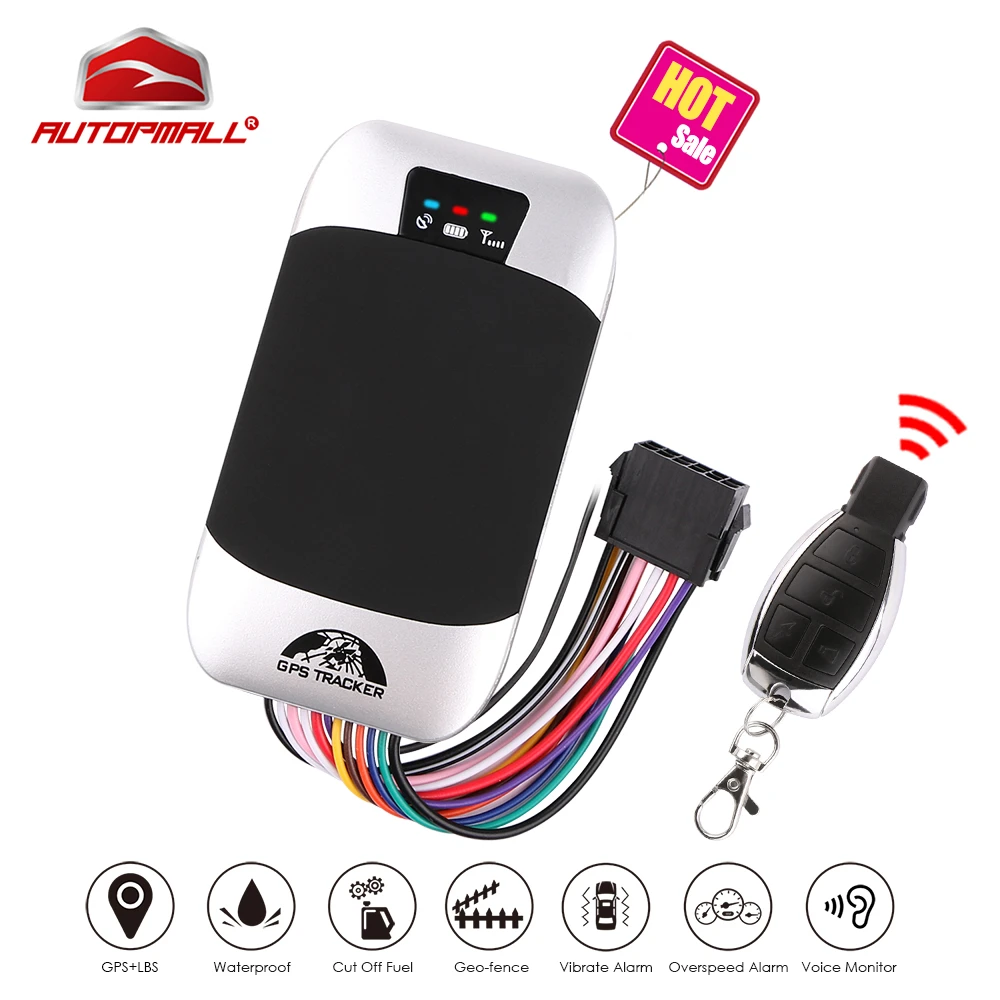 Car Gps Tracker Vehicle Tracker Gsm Gps Locator Coban Tk303g Waterproof ...