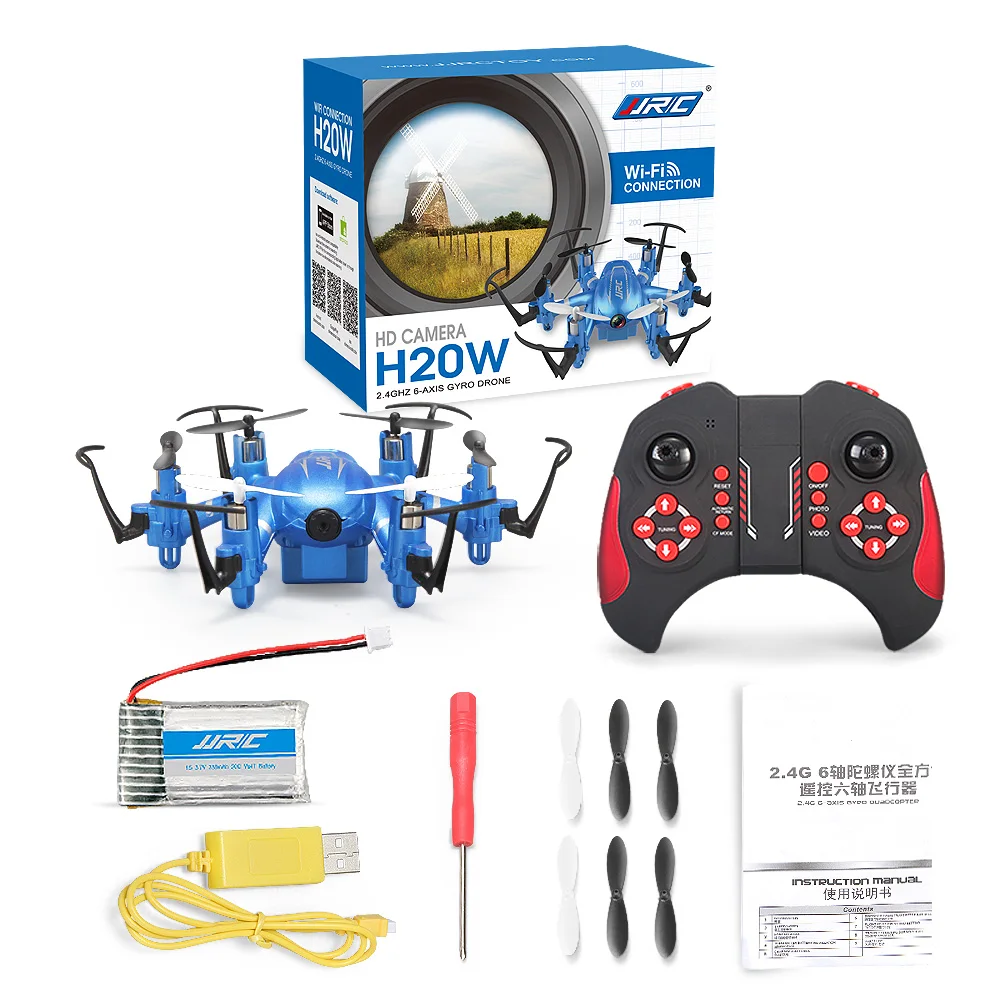 FPV Mini Drones With Camera Hd Jjrc H20W Quadcopters With Camera 4CH ...