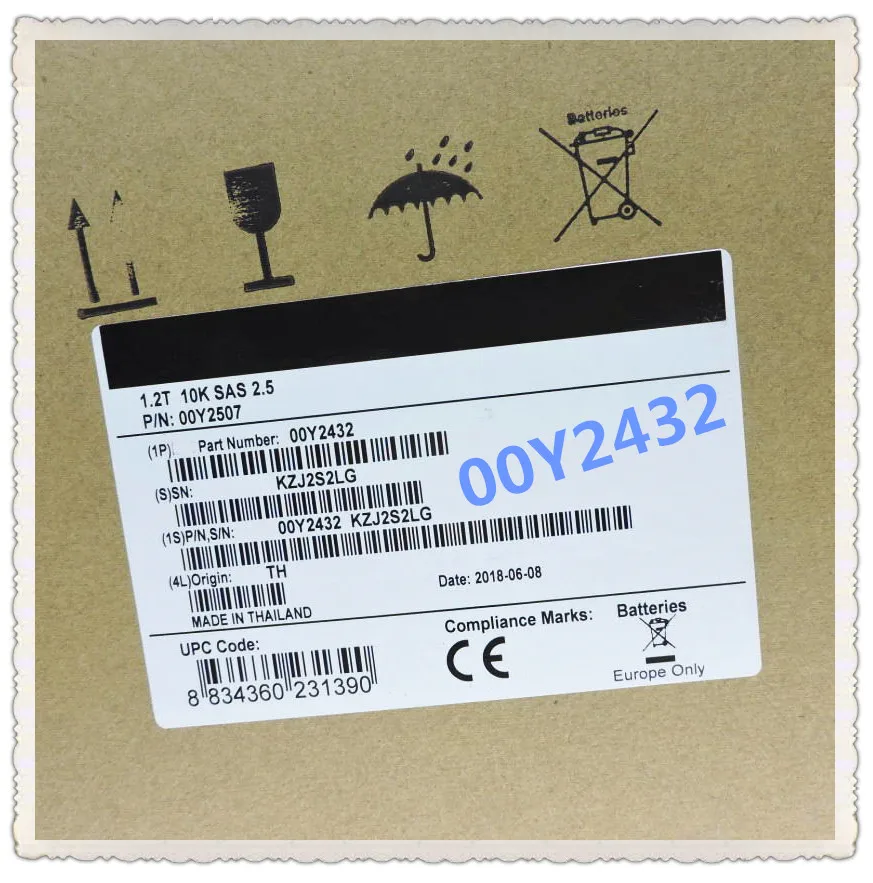 00Y2432 00AR137 1.2T 10K 6G SAS 2.5 00Y2507 V3700 Hard Drives ...