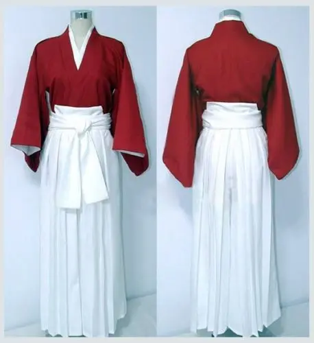 Japanese Anime Outfit Rurouni Kenshin Kenshin Himura Cosplay Costume ...