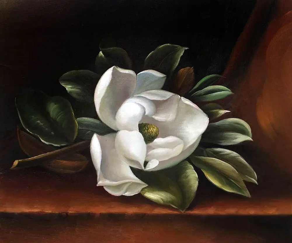 Magnolia Blossom Painting