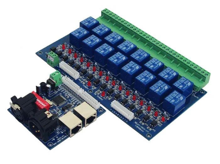 16ch Relay Switch Dmx512 Controller,relay Output,dmx Relay Control ...