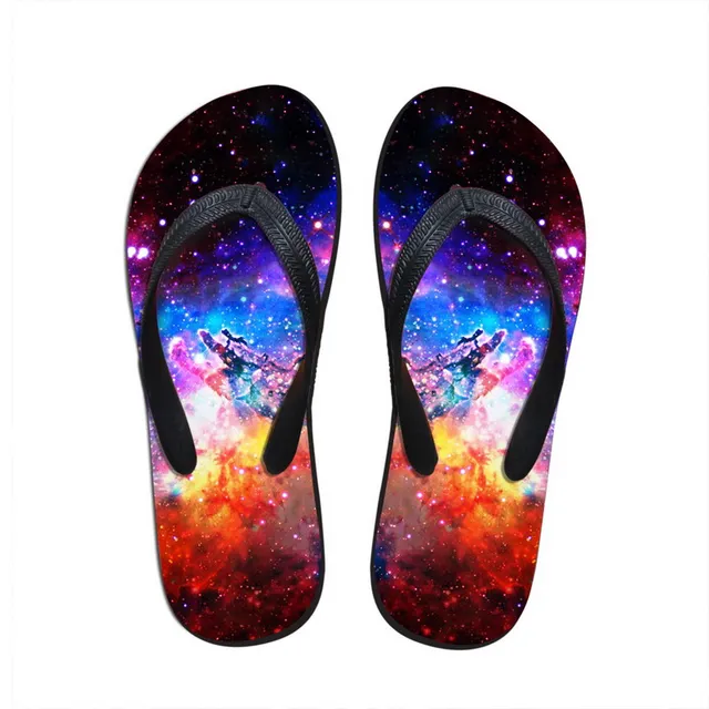 Buy Forudesigns New Summer Galaxy Mens Flip Flops