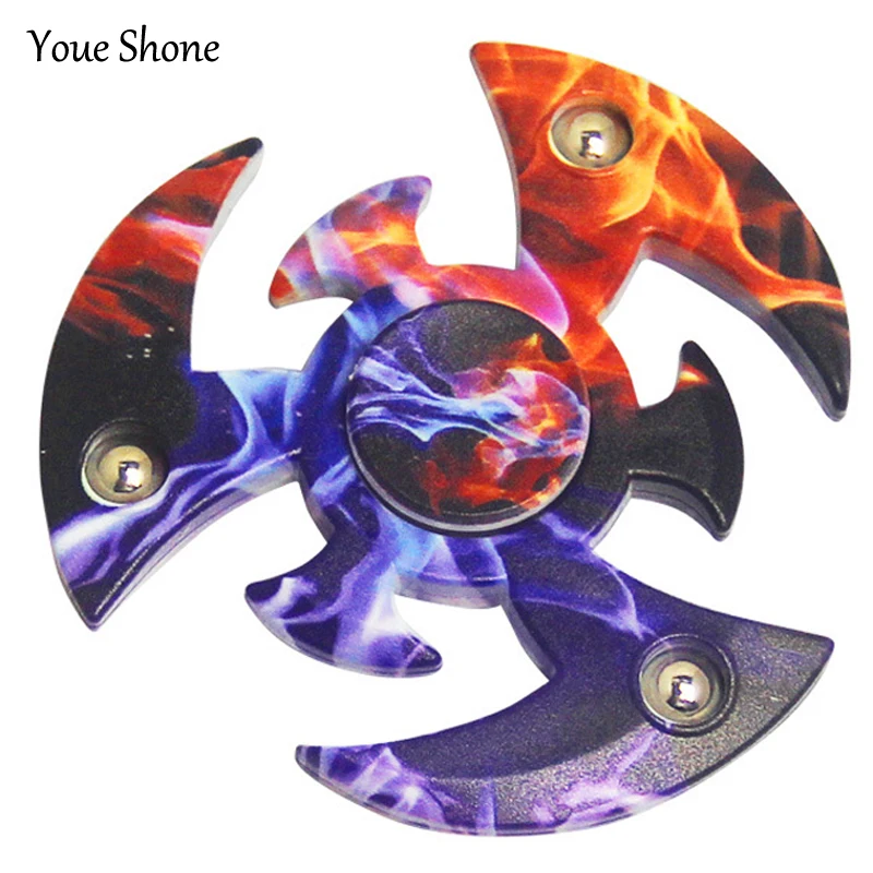 Top Fidget Spinner Metal Tri For Kids Autism Finger Hand Spinner ...