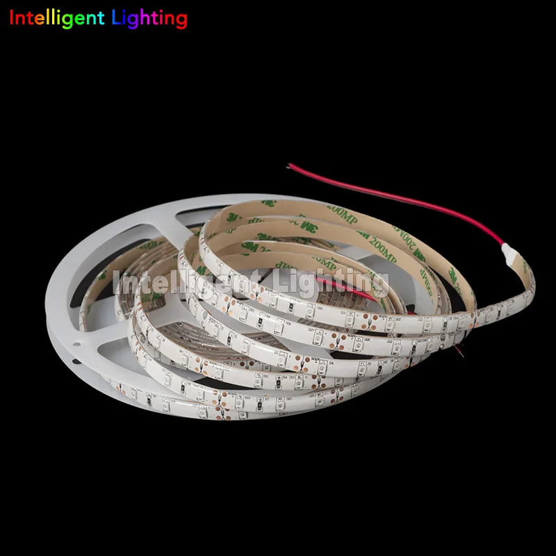 5m 60leds/m 3528 UV led strip Black/White PCB 395 405nm Waterproof in ...