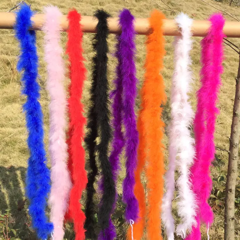 NEW! Thick Marabou Feather Various Colours 2yards Boa For Burlesque ...