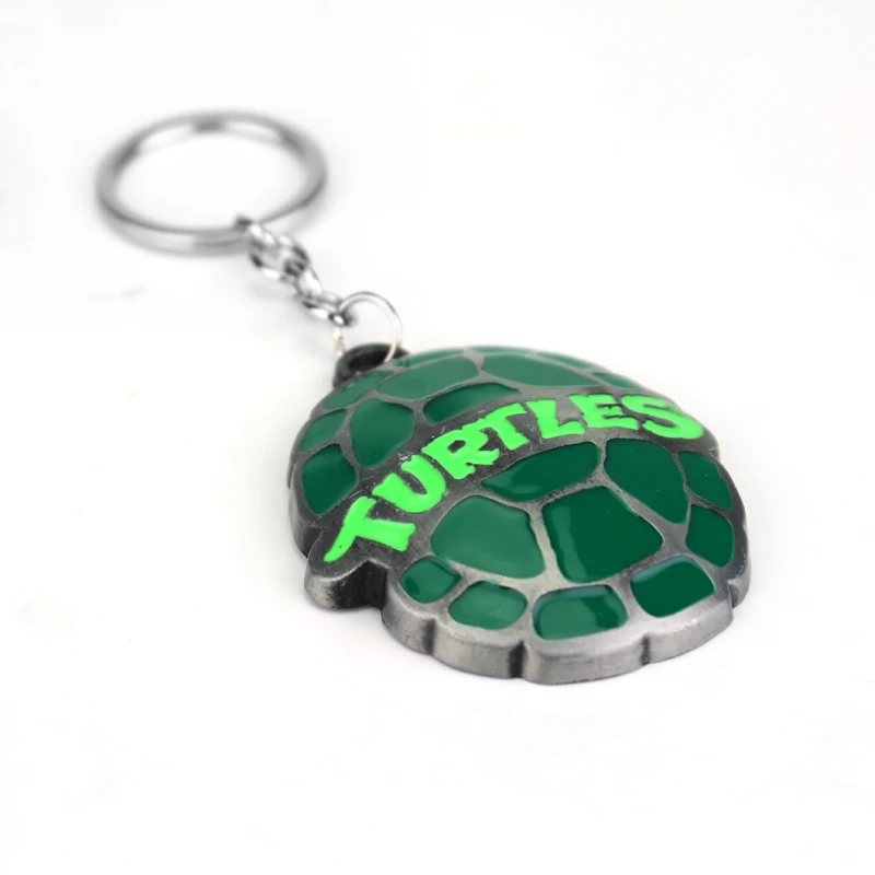 MQCHUN Cute Teenage Mutant Ninja Turtles Keychain Green Enamel TMNT ...
