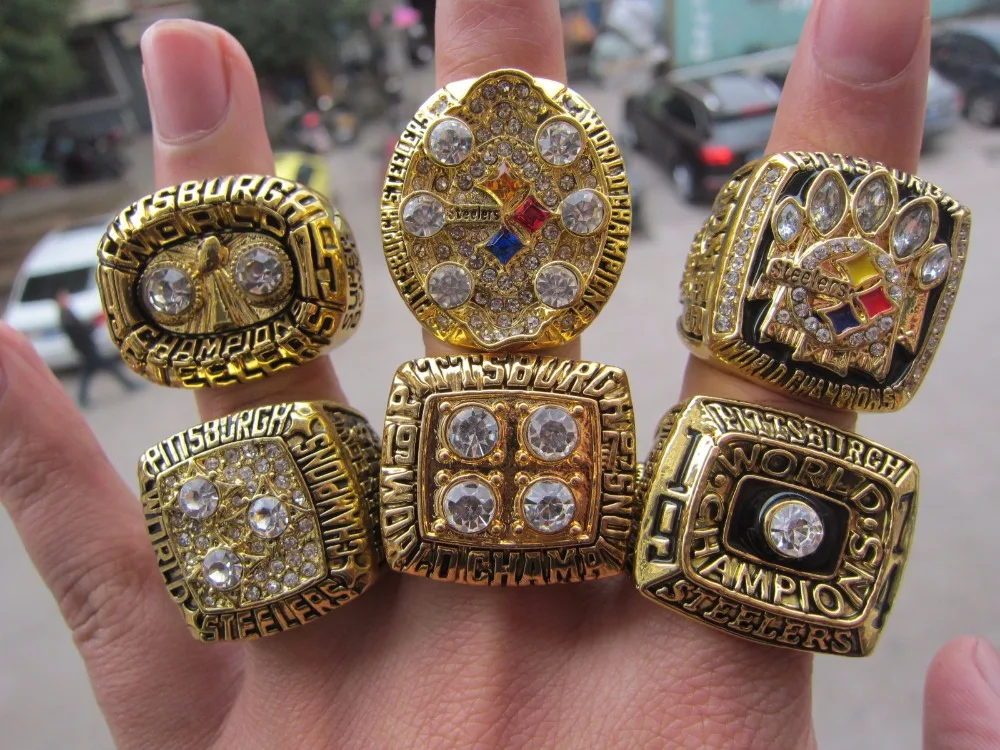 Free Shipping 1974 1975 1978 1979 2005 2008 Pittsburgh Steelers Super ...