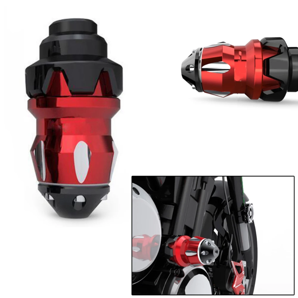 Red Falling Protector Motorcycle Frame Slider Anti Crash Caps Engine ...