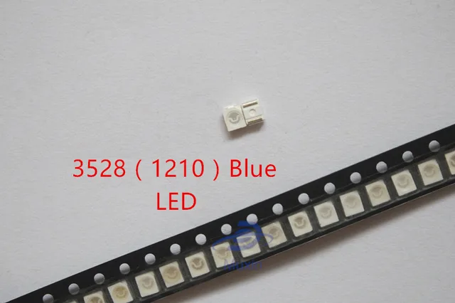 Varactor Diodes 100pcs 3528 SMD Blue LED Diodes - Ultra Bright 1210 ...