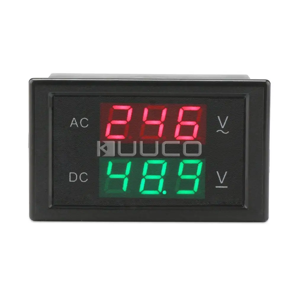 Digital Meter AC 80 ~150V Voltmeter DC 0~99.9V Voltage Meter AC/DC Volt ...