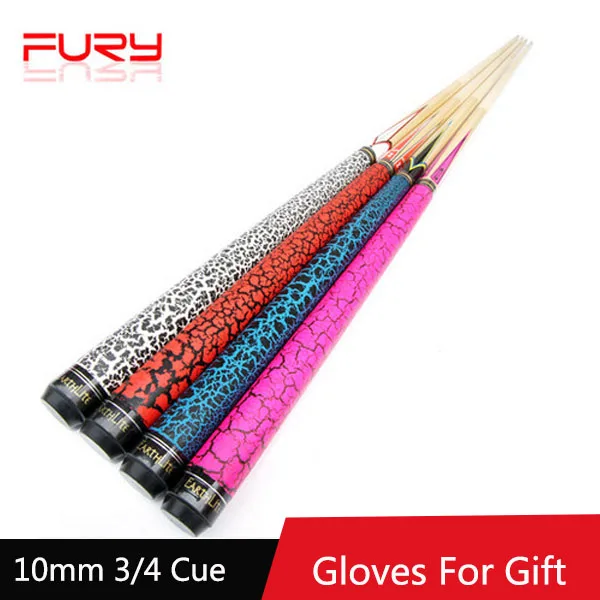 New Chinese 3/4 Snooker Cues 10mm Tips Woman Billiard Hand Crafted Cue ...