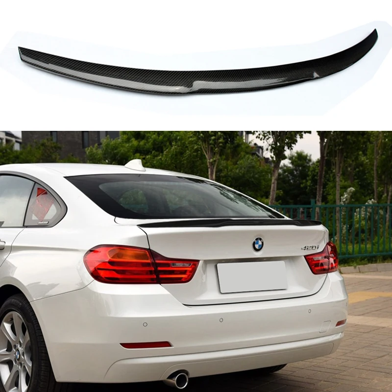 For BMW F36 Carbon Rear Spoiler M4 Style 4 Series 4 Door Gran Coupe ...