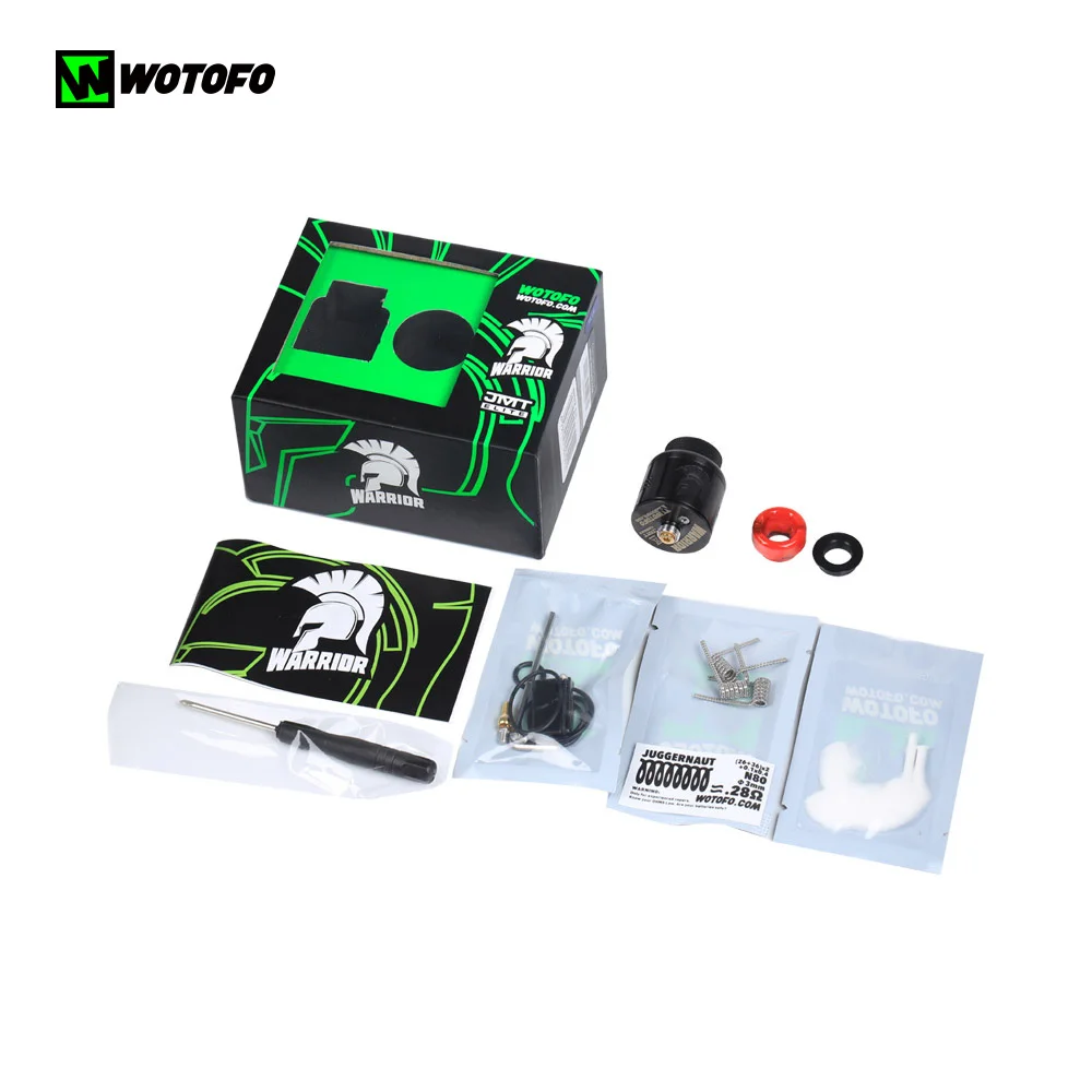 Original Wotofo Warrior RDA 25mm Tank Vape Vaporizer Rebuilding ...