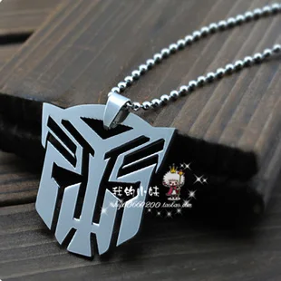 The Titanium Steel Transformers Optimus Prime Decepticons Sweater Chain ...