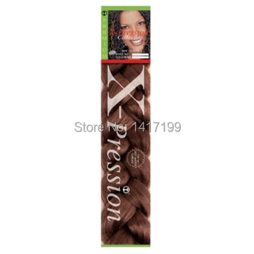 100/Lot+ Free Shipping Premium Xpression Braiding Hair Kanekalon Color ...