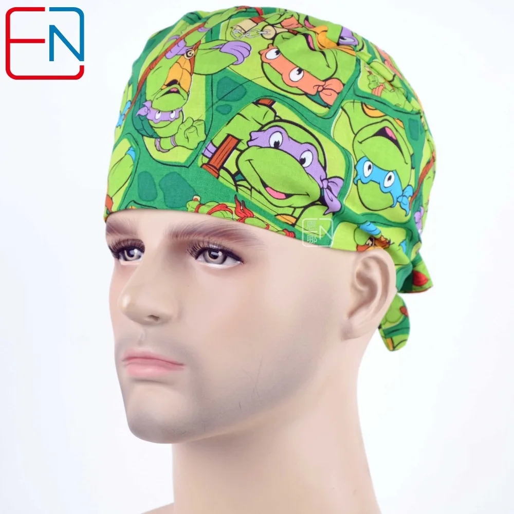 Hennar Surgical Medical Caps Mens Pure Adjustable Scrub Caps Cotton ...