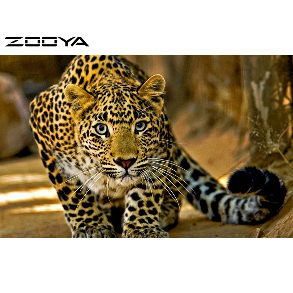 ZOOYA DIY Animal Diamond Embroidery 5D Diamond Painting Diamonds Mosaic ...