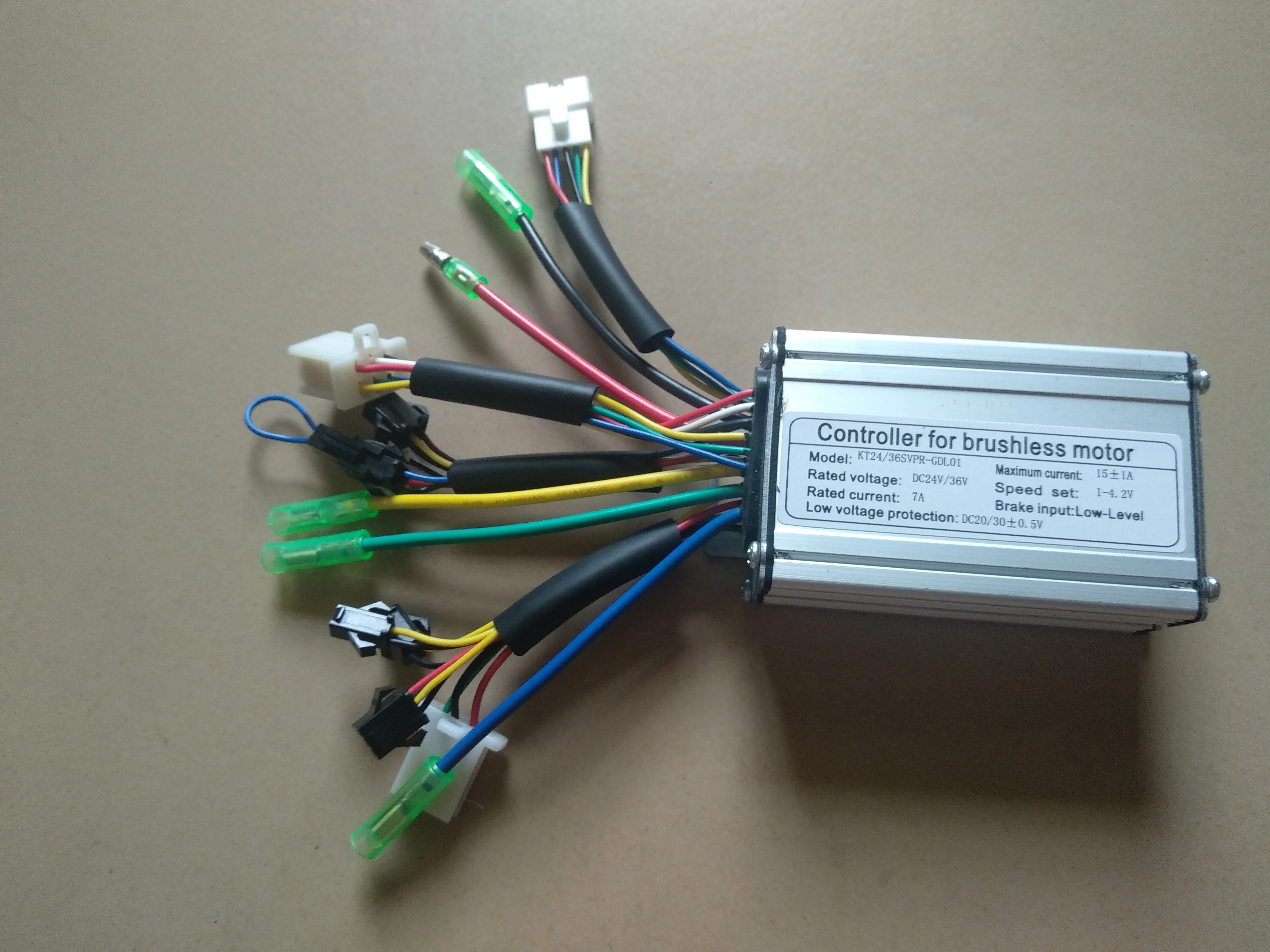 KT KP06S 컨트롤러, DIY 전기 자전거용 KT 토크 시뮬레이션 사인파 컨트롤러, 24V, 250W, 36V, 250W, 250W 350W 모터|컨트롤러 ...