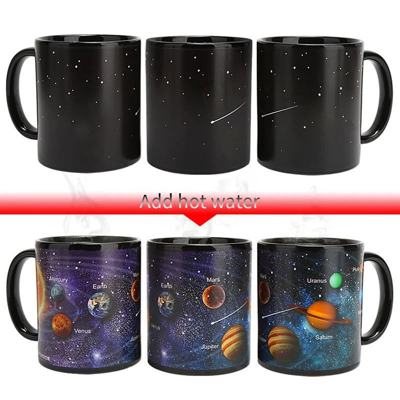 New Design Solar System Magic Mugs,temperature Changing Cup,color ...