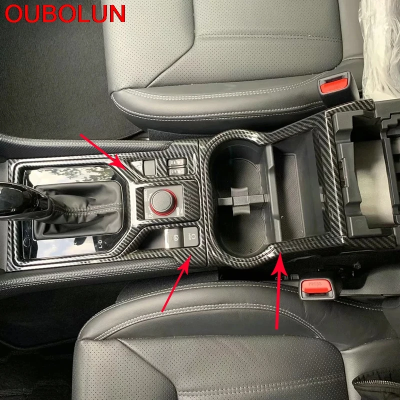 OUBOLUN-For-Subaru-Forester-SK-2018-2019-Gear-Shift-Box-Panel-Sticker ...