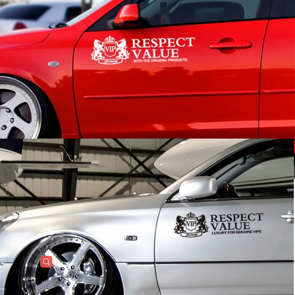 Aliexpress.com : Buy A Pair RESPECT VIP VALUE Luxury Genuine Vips Car ...