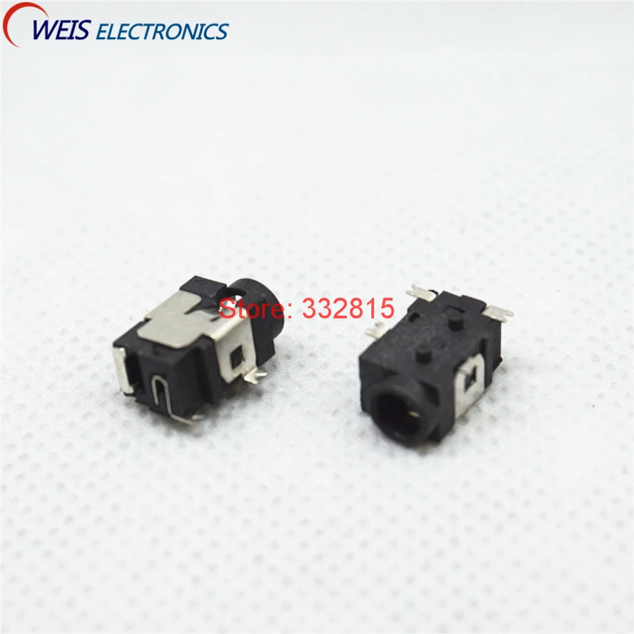 100 pcs DC 031A dc031a 3.5*1.3mm smd 4pin dc 전원 소켓 여성 dc 커넥터 rohs 무료 배송|female dc power ...