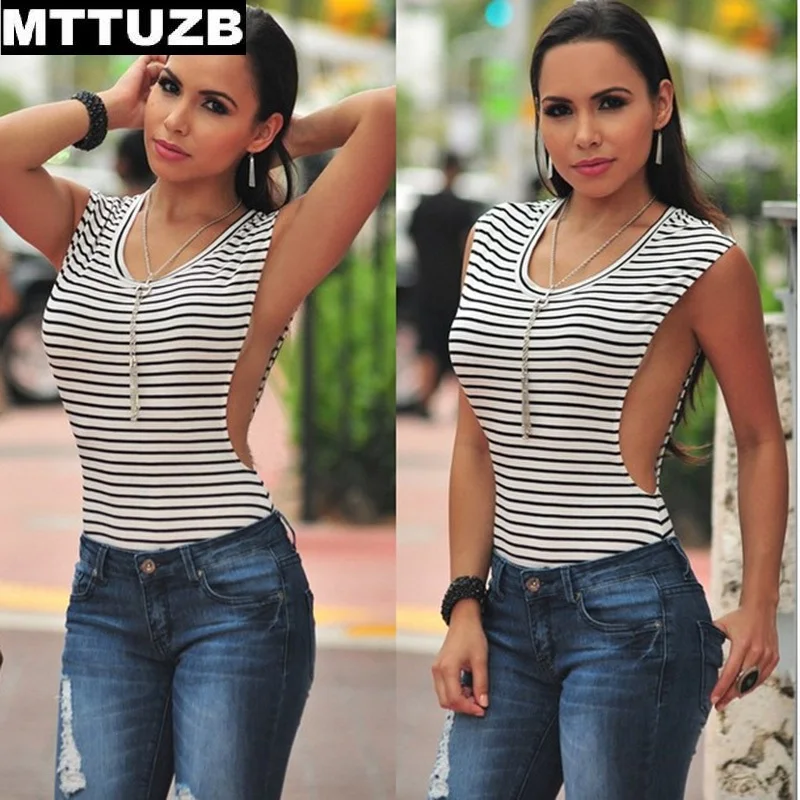 MTTUZB Summer style women sexy Side Slit sleeveless tops lady's tank ...