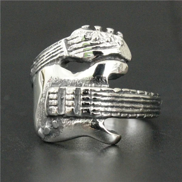 Drop-Ship-Size-7-13-Cool-Fashion-Guitar-Ring-316L-Stainless-Steel-Cool ...